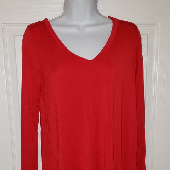 peyton jensen | Tops | Peyton Jensen Hilow Long Sleeve Tee S | Poshmark